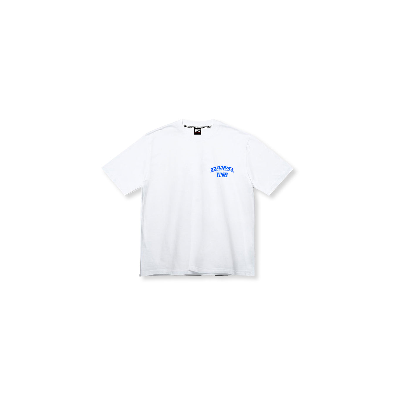 Dawg Summer League Tee in White – UNDRAFTED