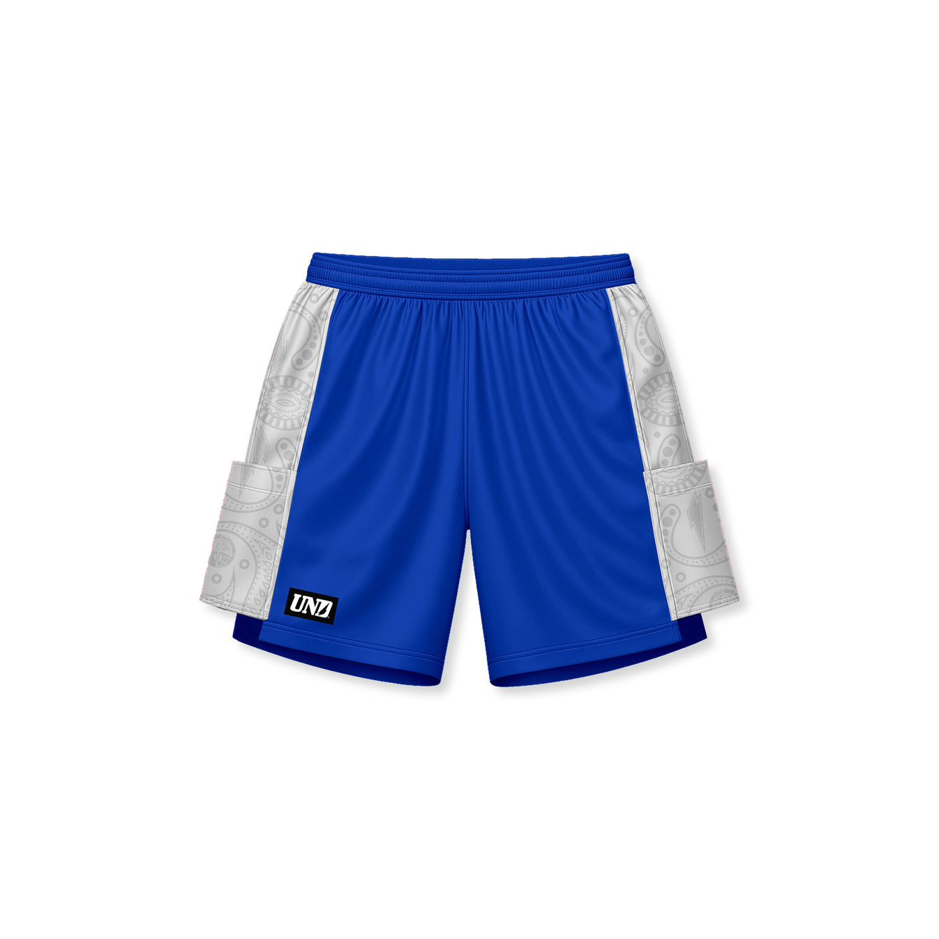UND Edge Shiny Baggy Shorts in Blue – UNDRAFTED