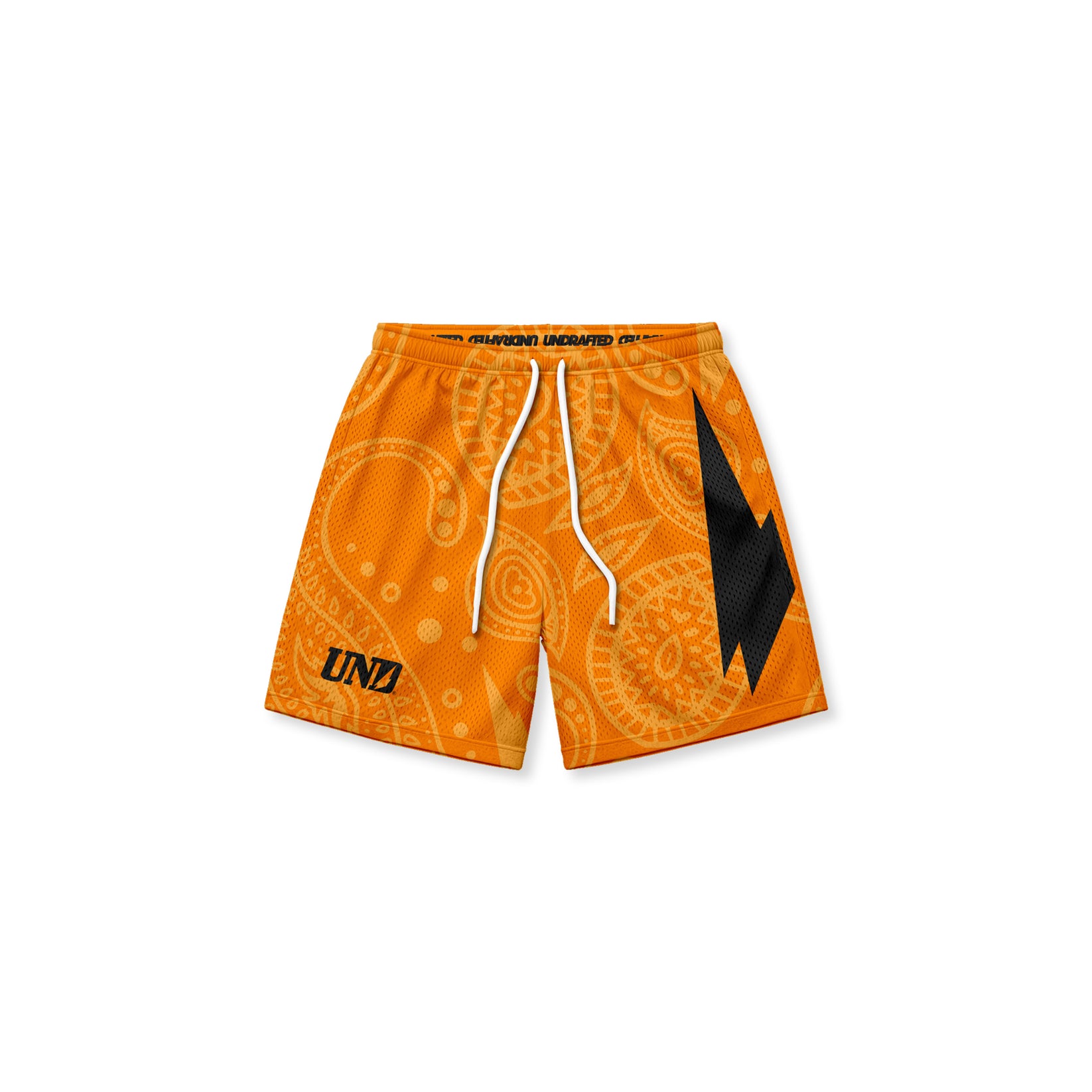 Volt Total Orange Baggy Mesh Shorts – UNDRAFTED