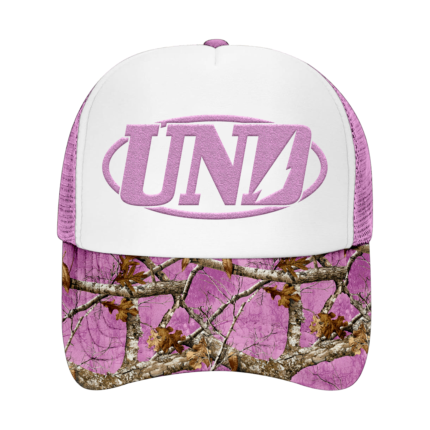 UND Pink Tree Pink Trucker Cap – UNDRAFTED