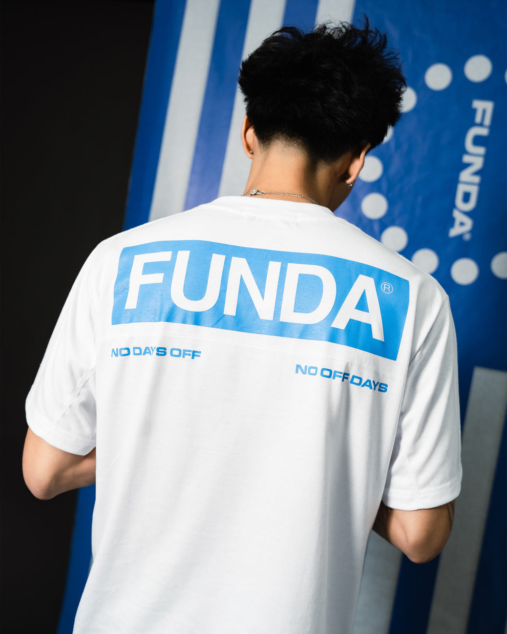 FUNDA Jersey Tee in White – UNDRAFTED