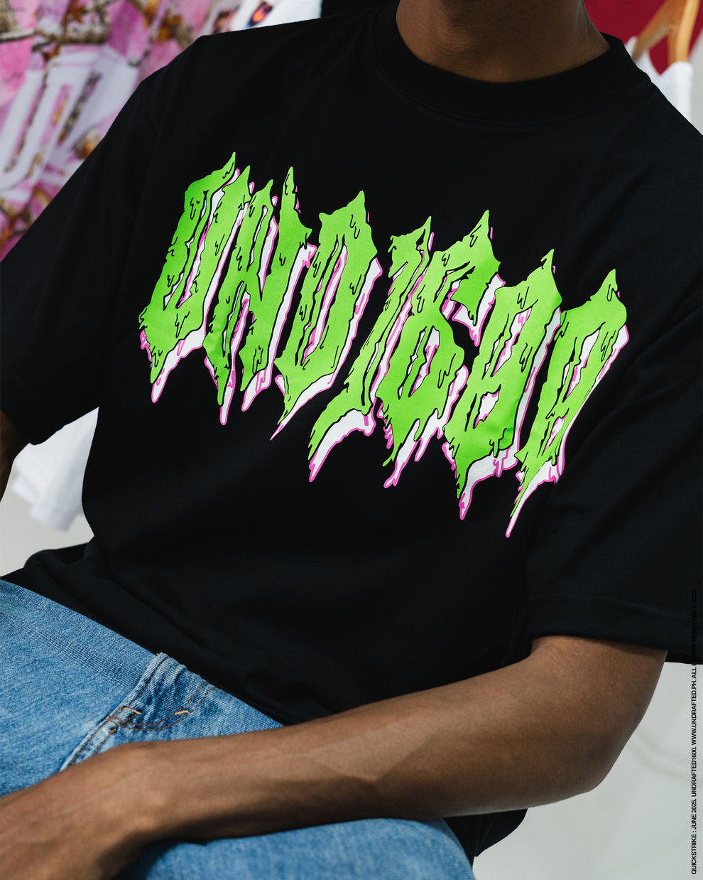 Slime Tee in Black – UNDRAFTED